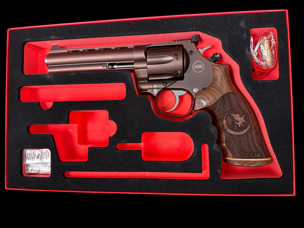 NIGHTHAWK CUSTOM KORTH MONGOOSE 5.25” BRONZE REVOLVER IN .357 MAG – Tee ...