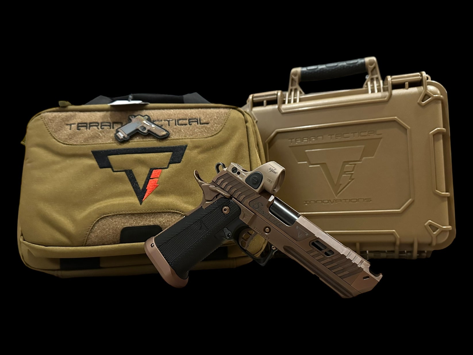TARAN TACTICAL SAND VIPER PACKAGE WITH METAL ICARUS GRIPS, SRO AND HAR ...