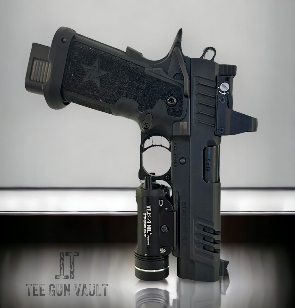 STACCATO P 2011 WITH LEUPOLD DP PRO RED DOT AND TLR-1 9MM (PRE OWNED ...