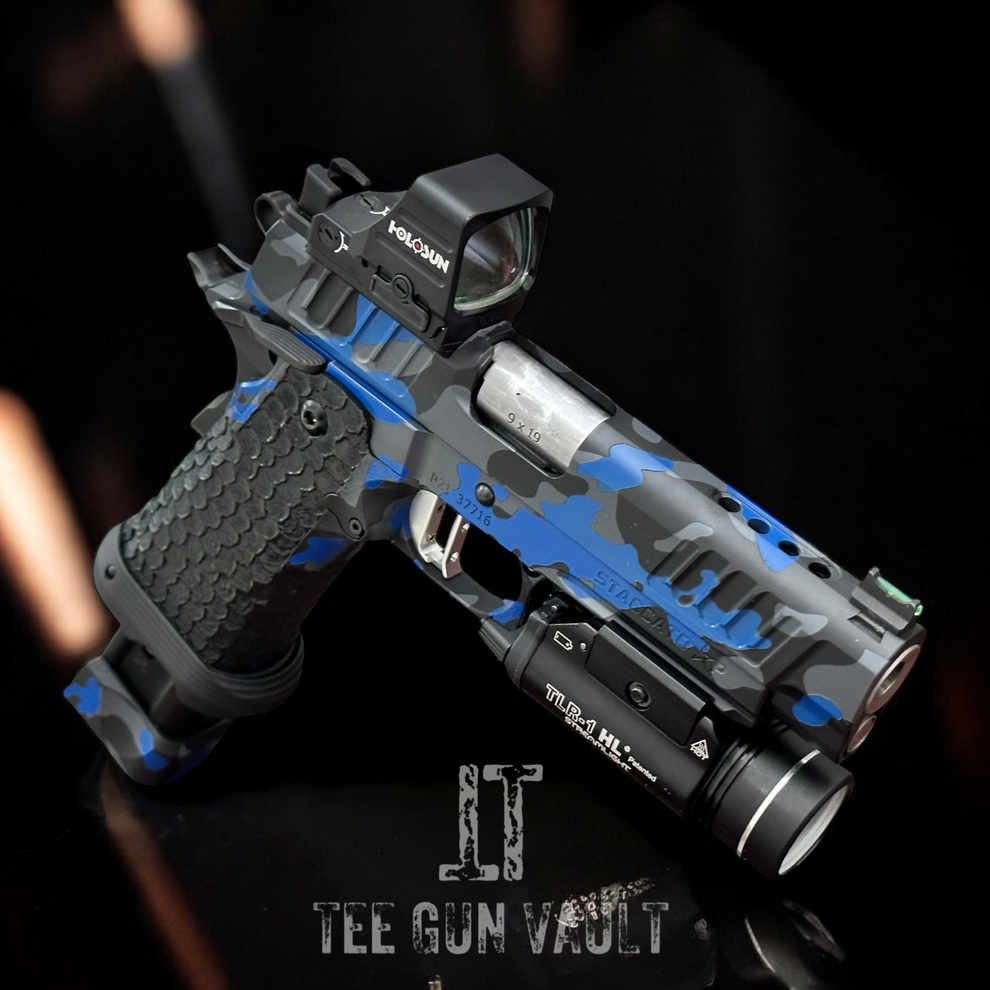 STACCATO CUSTOM P PORTED BLUE CAM CERAKOTE 3 MAGS (PRE OWNED) – Tee Gun ...