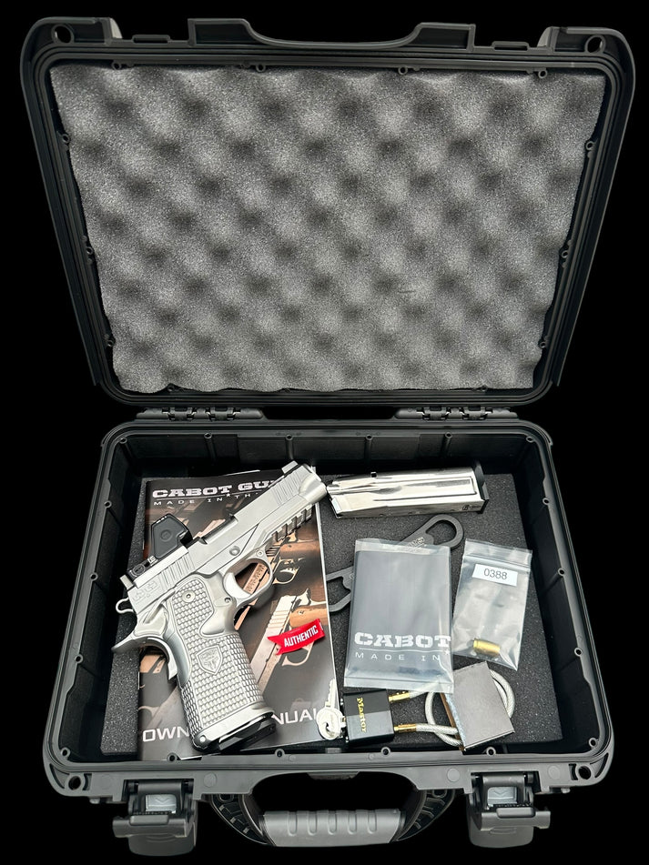 CABOT 1911 DOUBLE STACK INSURRECTION PORTED 4.25” SS WITH TRIJICON RMR ...