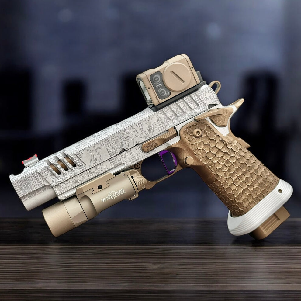 STACCATO CUSTOM XL “THE LAST SAMURAI” 5.4” PORTED BARREL WITH ACRO P2 ...