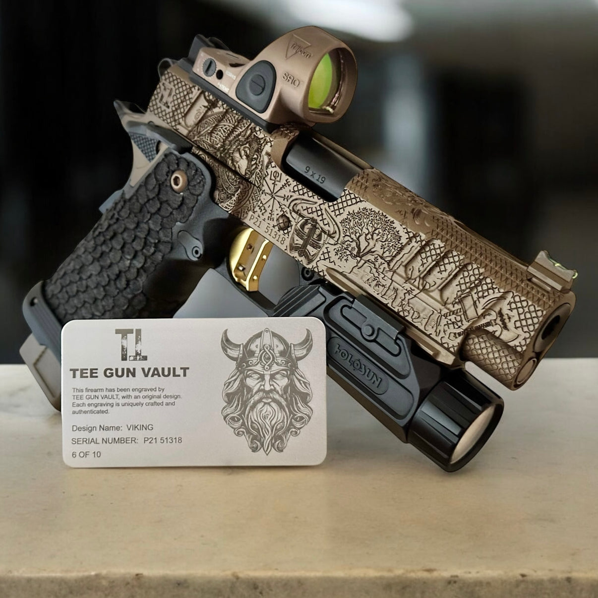 STACCATO CUSTOM P 2011 “VIKING” PORTED WITH ATLAS TRIGGER, SRO AND HOL ...