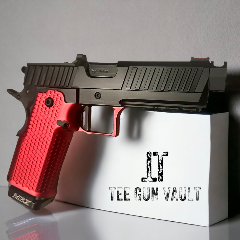 Phoenix Trinity Morph Switch 9mm compensated optic ready red grips upg – Tee Gun Vault