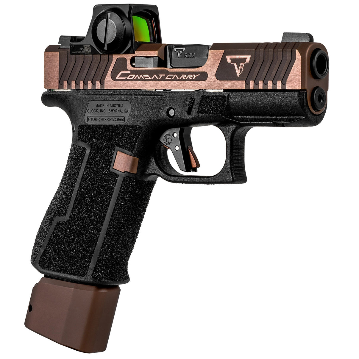 TARAN TACTICAL GLOCK 43X COPPERHEAD Combat Carry with optic – Tee Gun Vault