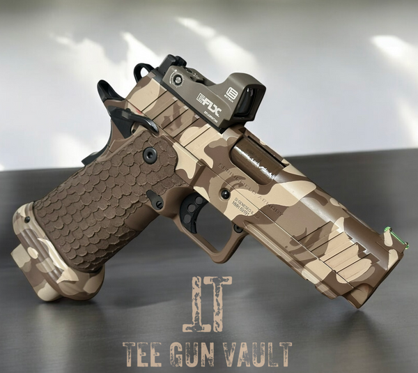 SPRINGFIELD CUSTOM PRODIGY 4.25” DOUBLE STACK CAMO CERAKOTE DRAGON SCA ...