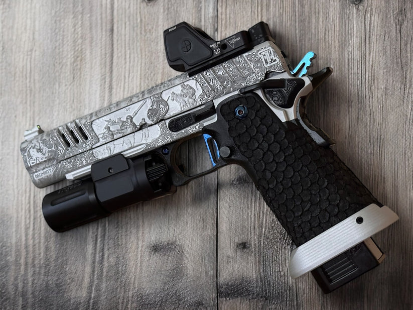 STACCATO CUSTOL XL “COD” PORTED SILVER EDITION WITH TRIJICON RMR HD ...
