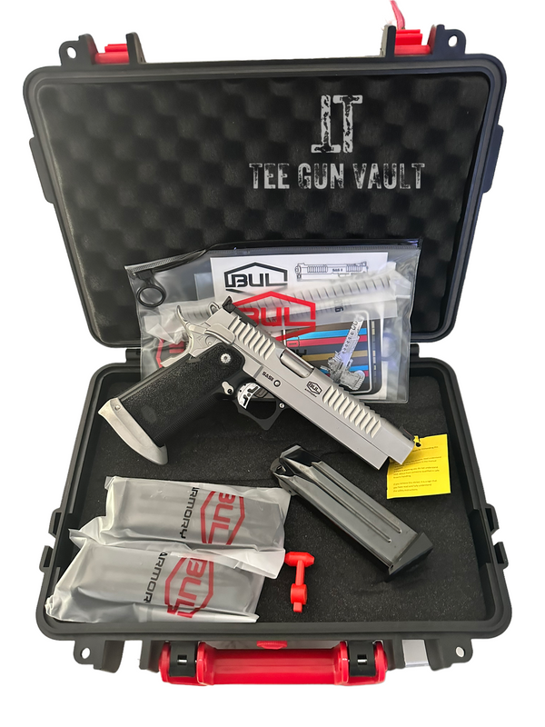 BUL ARMORY SAS II RADICAL IN ORGINAL BOX 3 MAGS 40 S&W – Tee Gun Vault