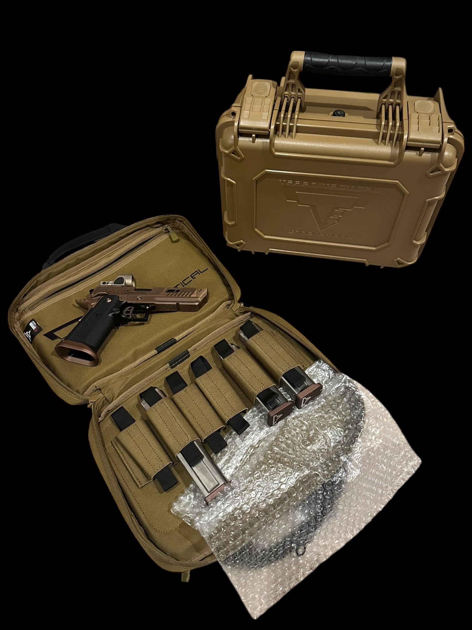 TARAN TACTICAL SAND VIPER PACKAGE WITH METAL ICARUS GRIPS, SRO AND HAR ...