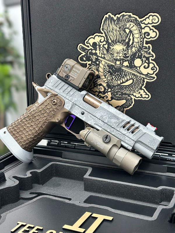 STACCATO CUSTOM XL “THE LAST SAMURAI” 5.4” PORTED BARREL WITH ACRO P2 ...