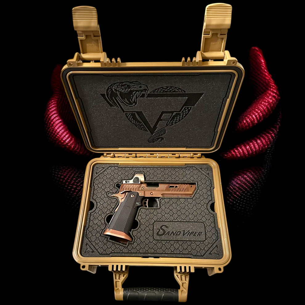 TARAN TACTICAL SAND VIPER PACKAGE WITH METAL ICARUS GRIPS, SRO AND HAR ...