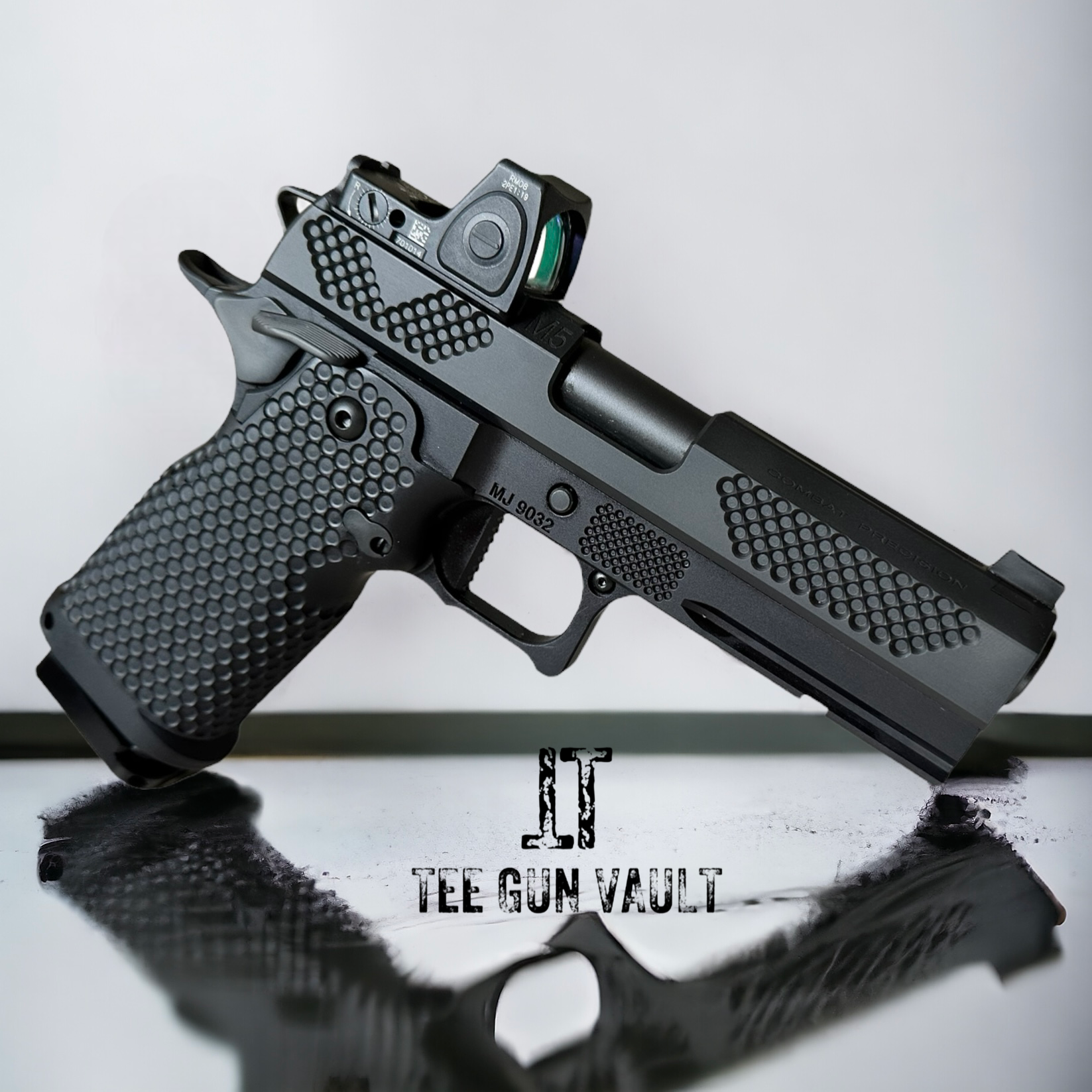 COMBAT PRECISION 2011 FULL SIZE M5 BLACKOUT 9MM WITH TRIJICON RMR – Tee ...