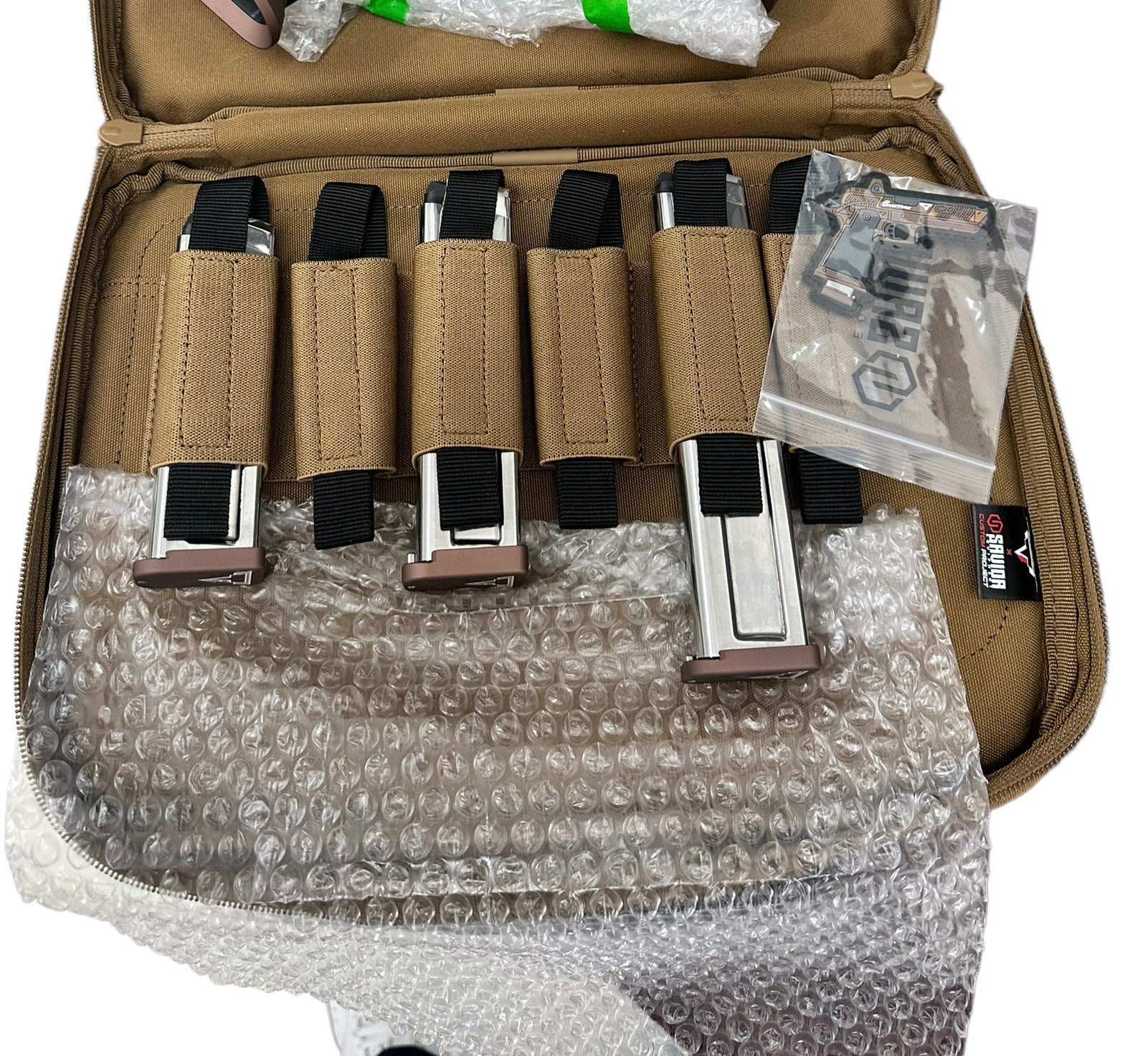 TARAN TACTICAL SAND VIPER TAN GRIPS 2011 9MM. Trijicon SRO READY TO SH ...