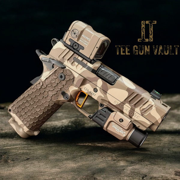 STACCATO CUSTOM C CAMO 4” PORTED BARREL WITH INFINITY TRIGGER, ACRO P2 ...