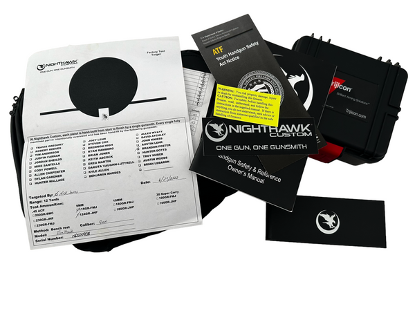 NIGHTHAWK CUSTOM FIREHAWK 9MM DOUBLE STACK OPTIC READY/RECON RAIL – Tee ...