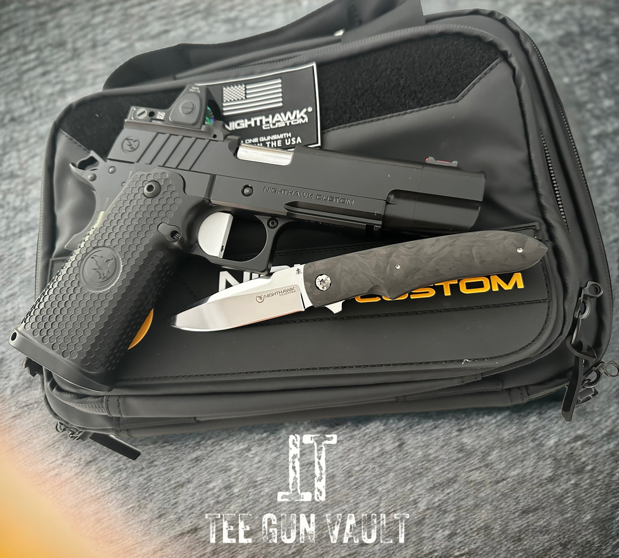 NIGHTHAWK CUSTOM FIREHAWK 9MM DOUBLE STACK OPTIC READY/RECON RAIL – Tee ...