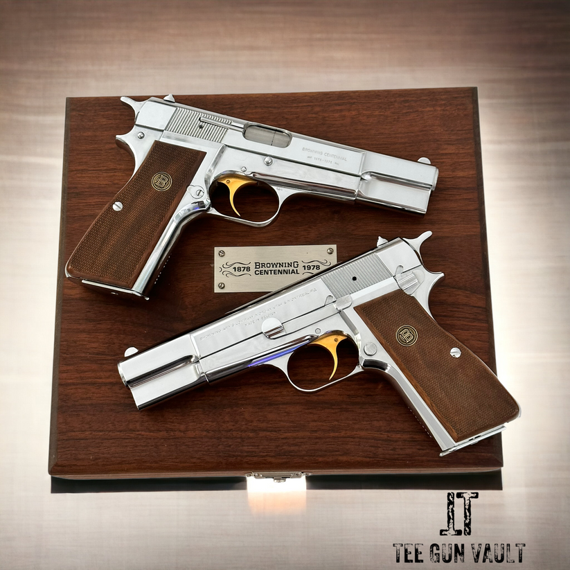 BROWNING HI POWER CENTENNIAL SEQUENTIAL SERIAL COLLECTORS SET 9MM – Tee ...