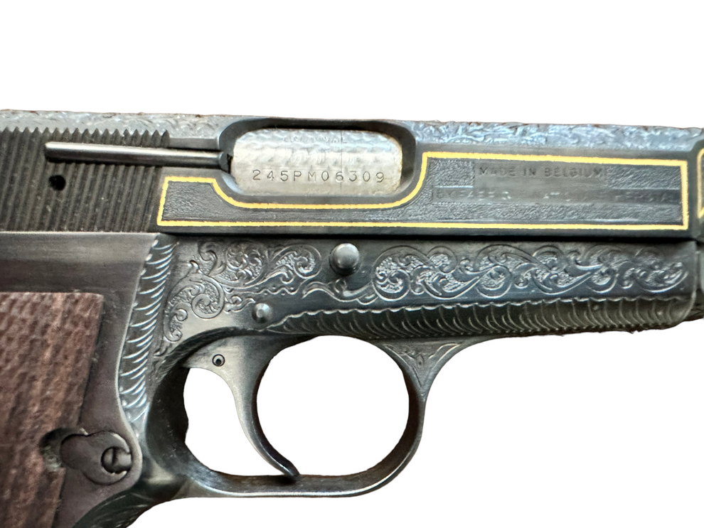 BROWNING Hi POWER Engraved Semi Auto 9MM – Tee Gun Vault